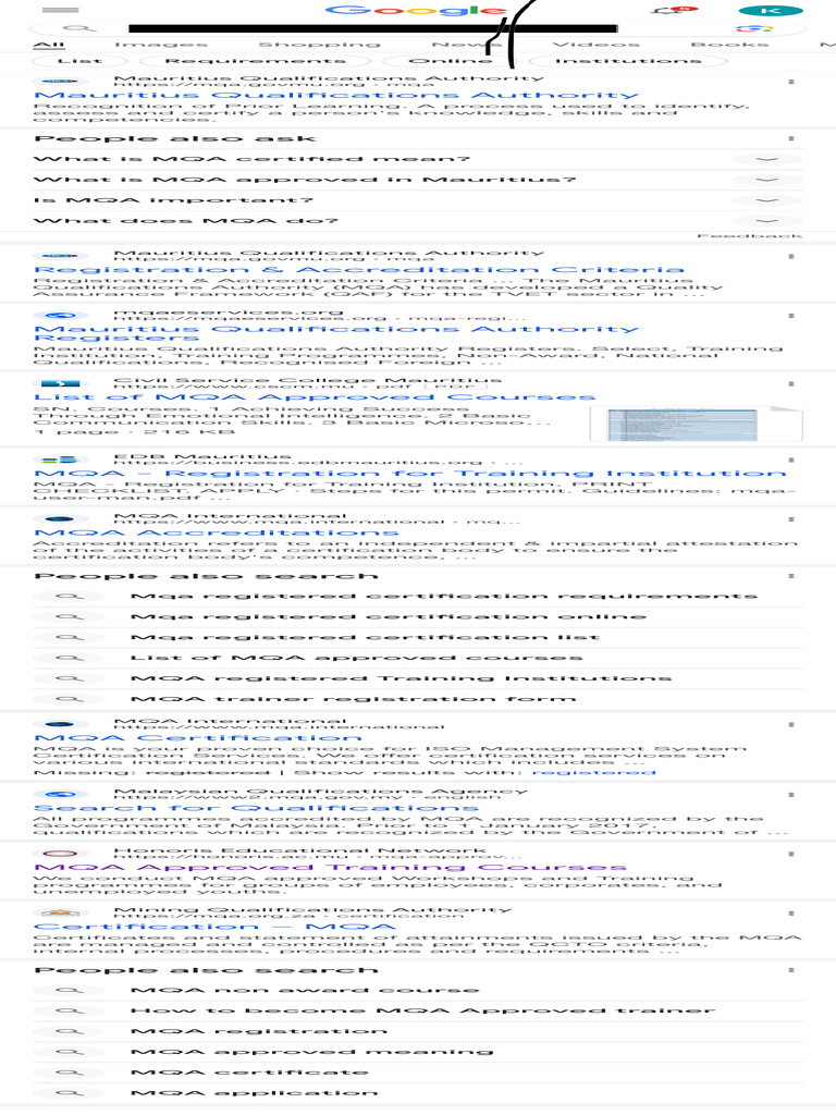 Mqa Registered Certification - Google Search | PDF | Professional ...