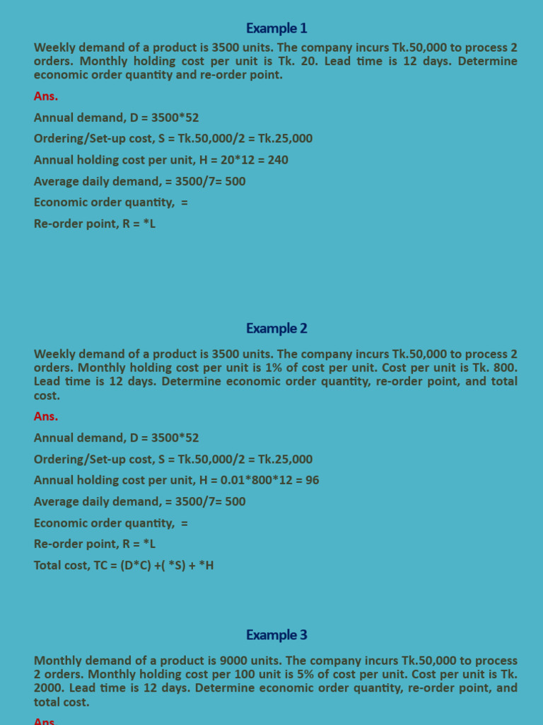 Inventory Management Case Studies | PDF | Demand | Economics