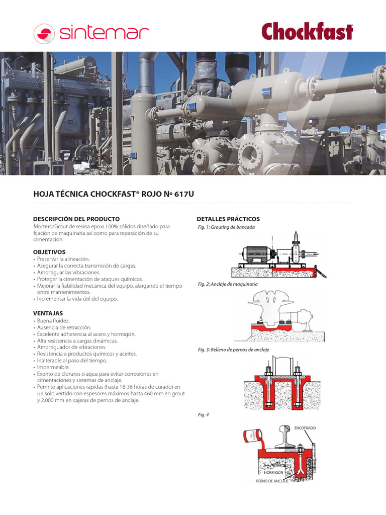 Ficha Tecnica Chockfast Red | PDF | Hormigón | Ingeniero civil