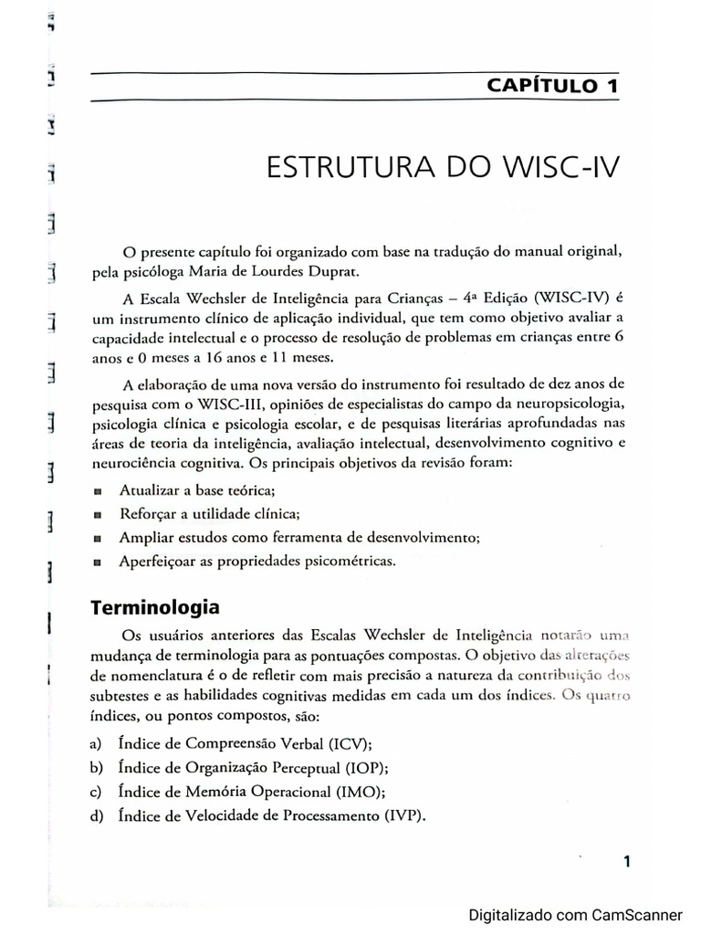 Wisc 1 | PDF