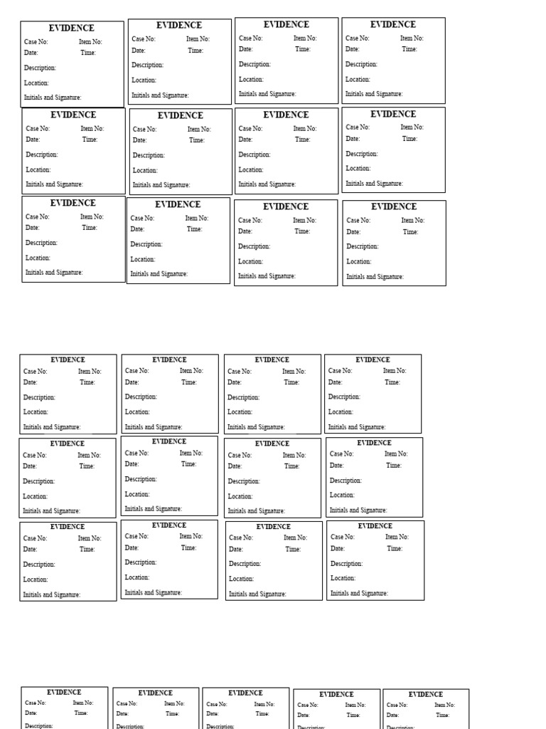 Evidence Tagging Tinangersss | PDF | Social Science | Law