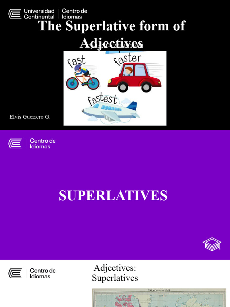 The Superlative Form of Adjectives CIC | PDF