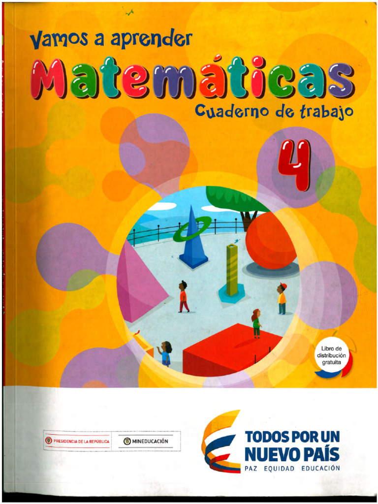 Vamos A Aprender Matematicas 4 Cuaderno de Trabajo Reducido | PDF