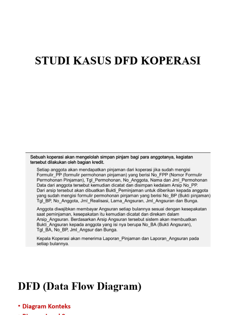 Cara Membuat Diagram DFD | PDF | Bisnis | Pengelolaan Keuangan & Uang