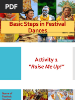 Locomotor and Non Locomotor Movements Folk Dance Basic Step | PDF | Dances | Animal Locomotion