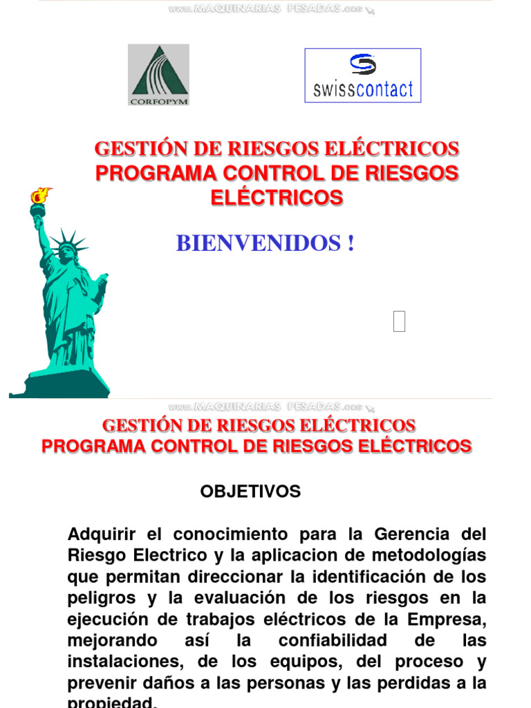 Curso Gestion Riesgos Electricos Factores Accidentes Ruidos Agentes