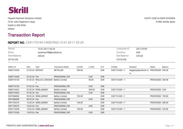 Transaction History | PDF | Euro | Banking Technology