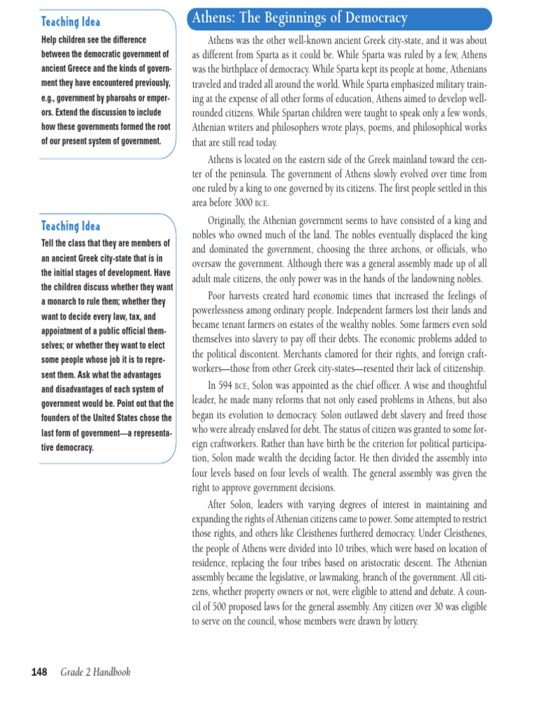 Athens: Birthplace of Democracy | PDF | Ancient Greece | Sparta