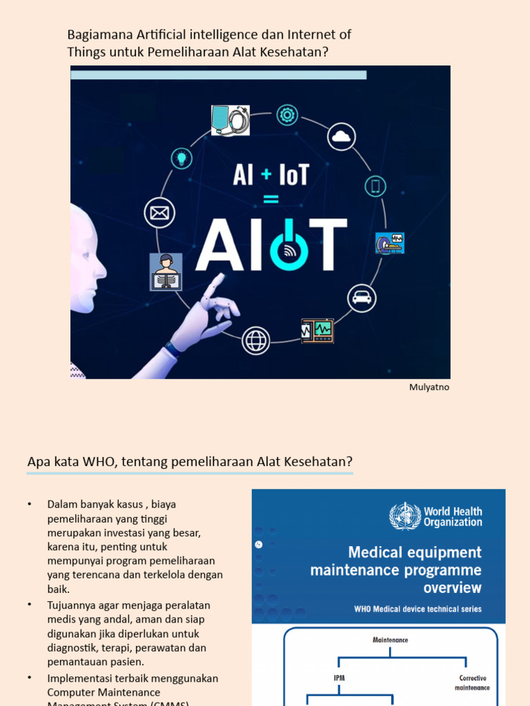 Bagaimana AI Dan IoT Untuk Pemeliharaan Alat Kesehatan | PDF | Komputer Bagaimana AI Dan IoT Untuk Pemeliharaan Alat Kesehatan | PDF | Komputer
