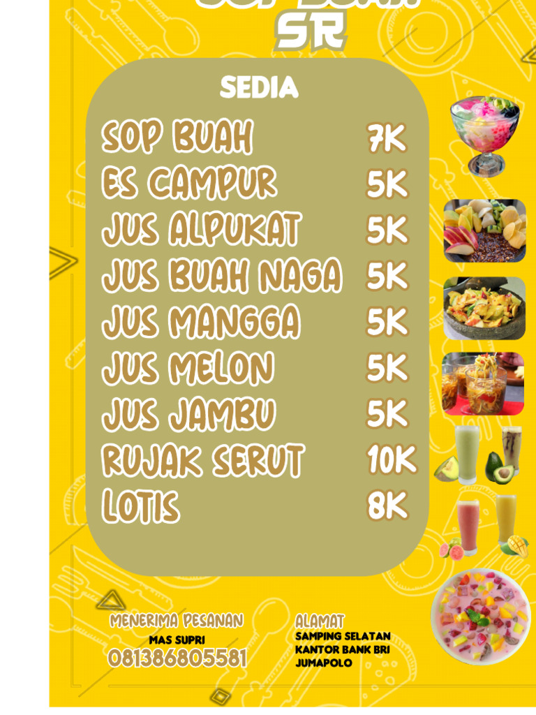 Menu Es SR - 104114 | PDF