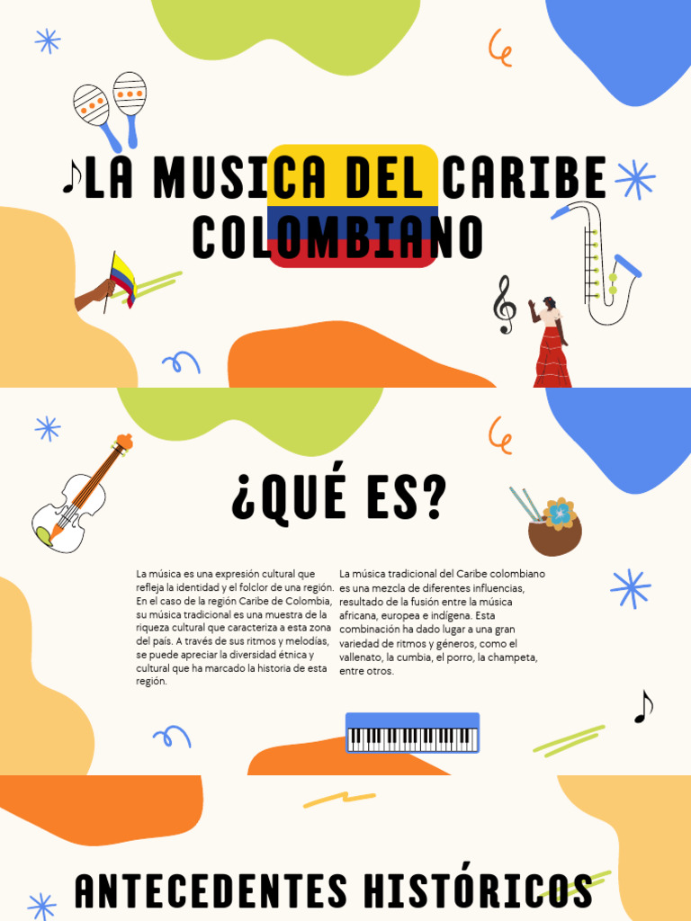 Ritmos y Música del Caribe Colombiano | PDF | Subgéneros musicales ...