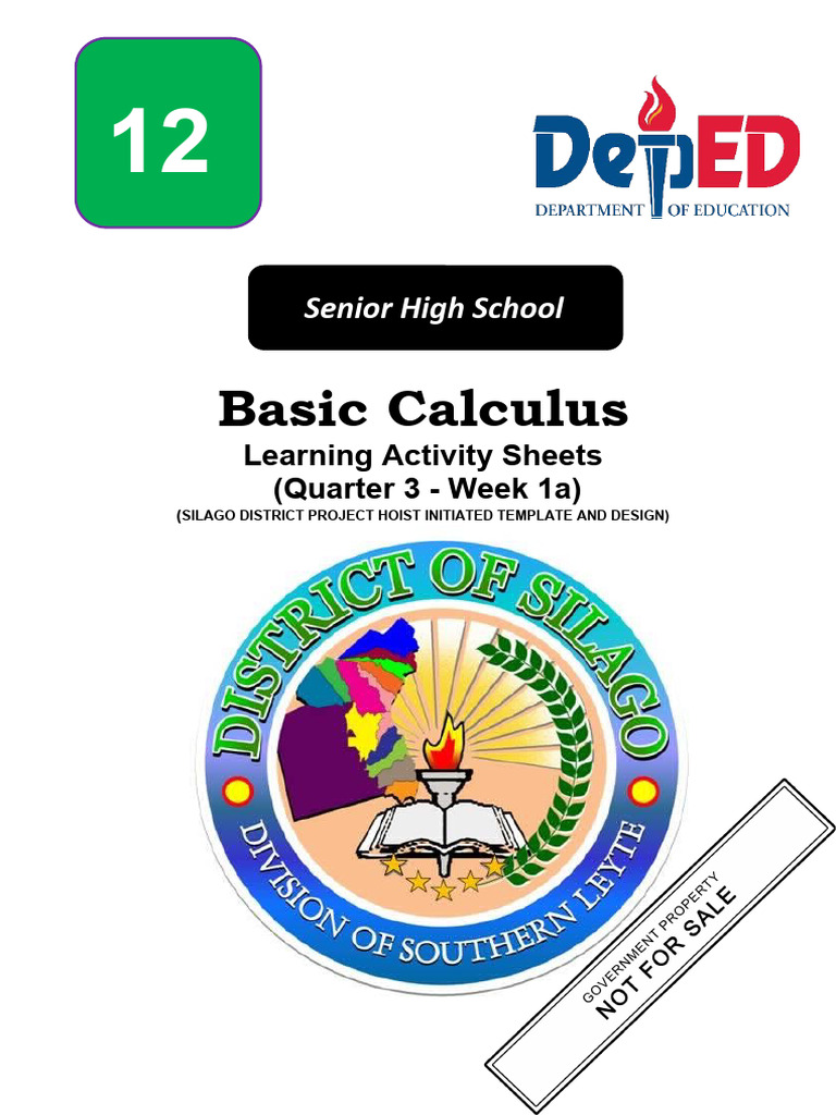 Basic-Calculus_Q3-LAS 1a | PDF | Function (Mathematics) | Mathematical ...