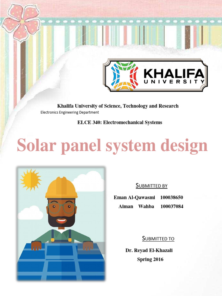 Solar Panel System Design | Download Free PDF | Solar Power | Photovoltaics