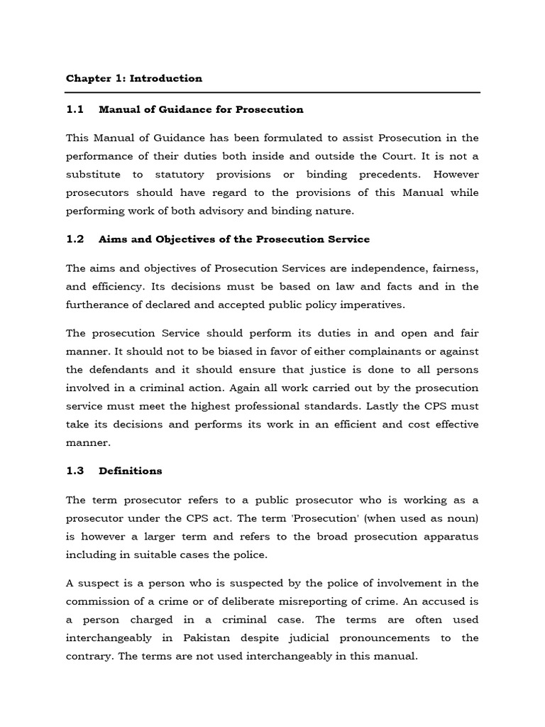 The Prosecution Manual | PDF | Prosecutor | Bail