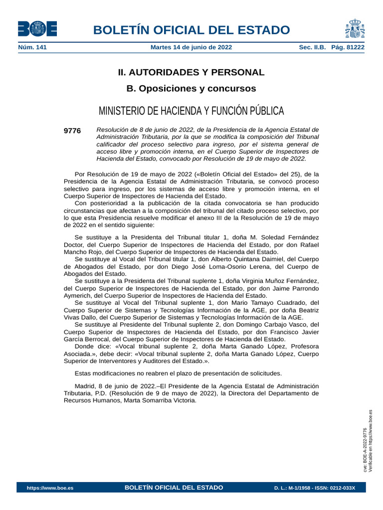 Boe A 2022 9776 | PDF