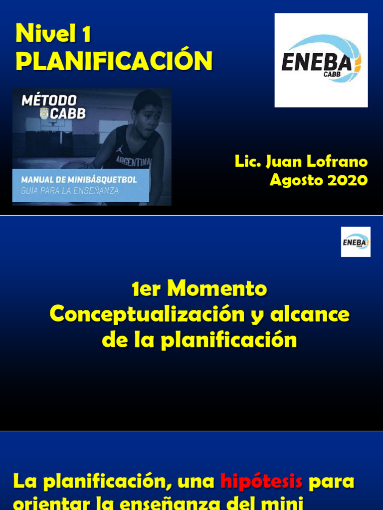 Clase ENEBA Planificación. - Compressed | PDF