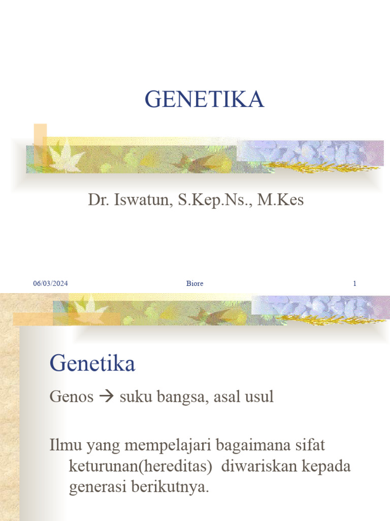 GENETIKA | PDF