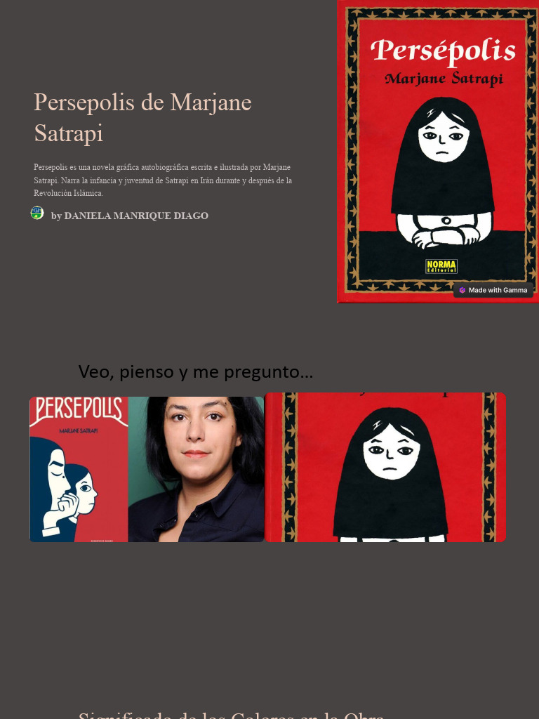 Persepolis de Marjane Satrapi | PDF | Ciencias sociales | Religión y ...