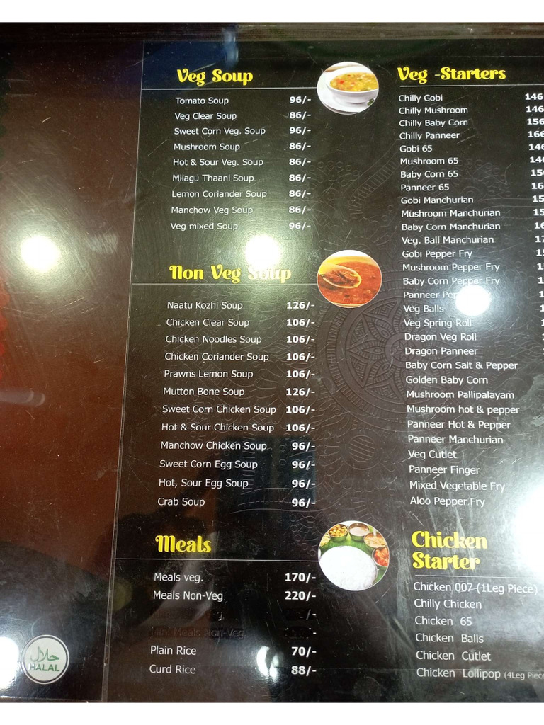 Akshaya Restaurant Menu | PDF