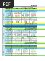 Pasta1 - Planilha de Aulas (Version 1) | PDF