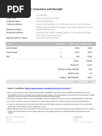 Zomato Invoice | PDF | Invoice | Public Finance