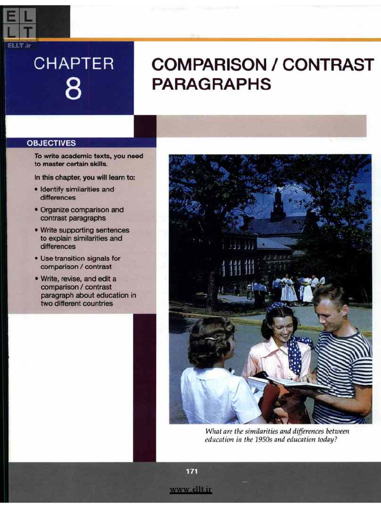 Comparison-Contrast Paragraphs | PDF