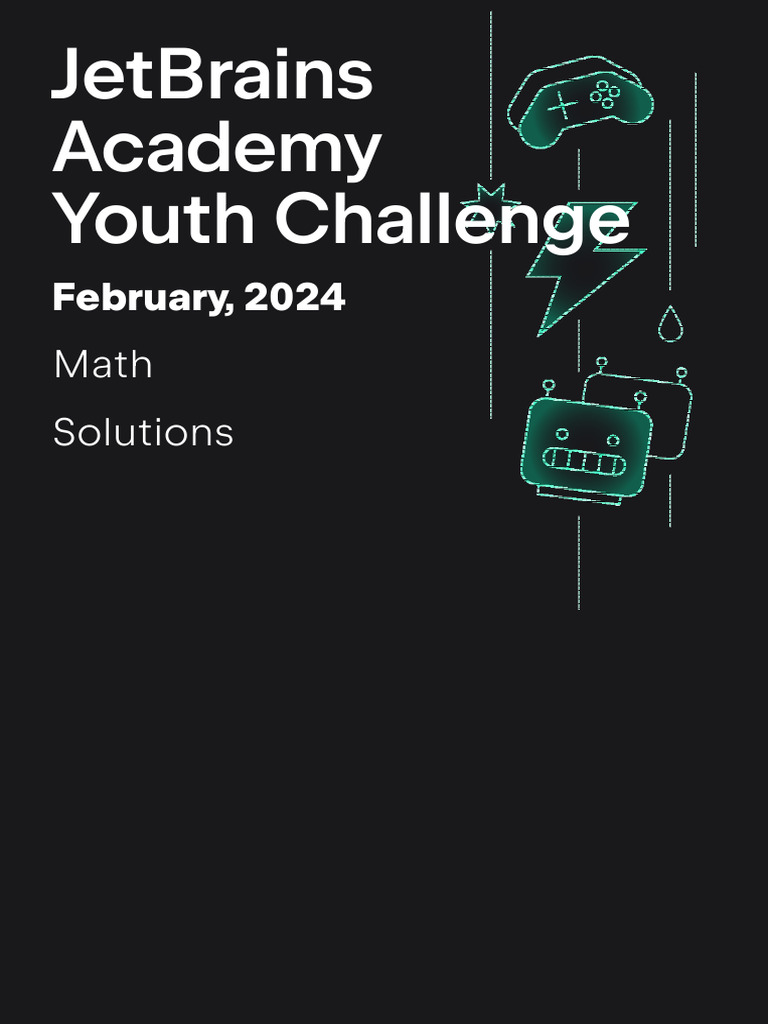 2024 JetBrains Youth Math Challenge Solutions | PDF | Triangle | Mathematical Analysis