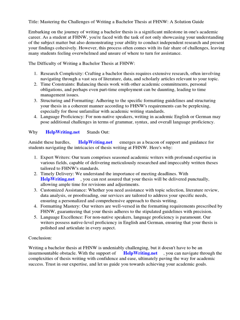 Bachelor Thesis FHNW Vorlage | PDF | Thesis | Rendering (Computer Graphics)