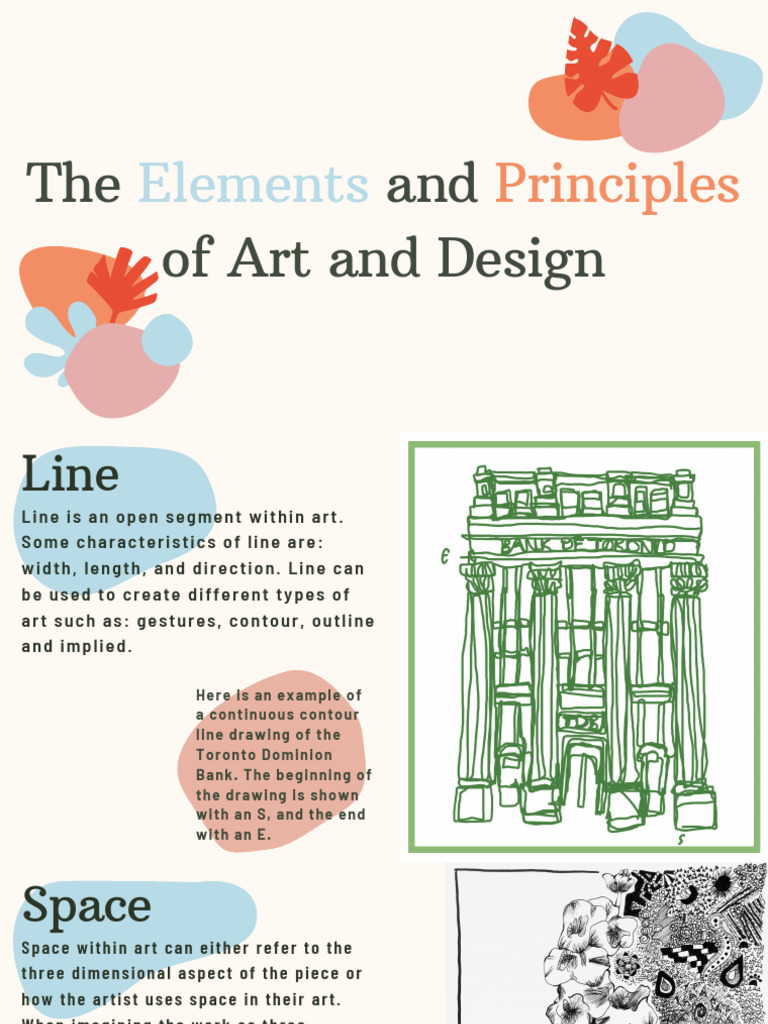 The Elements and Principles of Art and Design - Diba Rahbar | PDF ...
