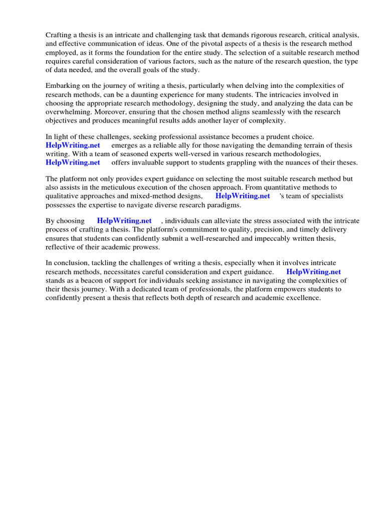 Research Method Used Thesis | PDF | Methodology | Thesis