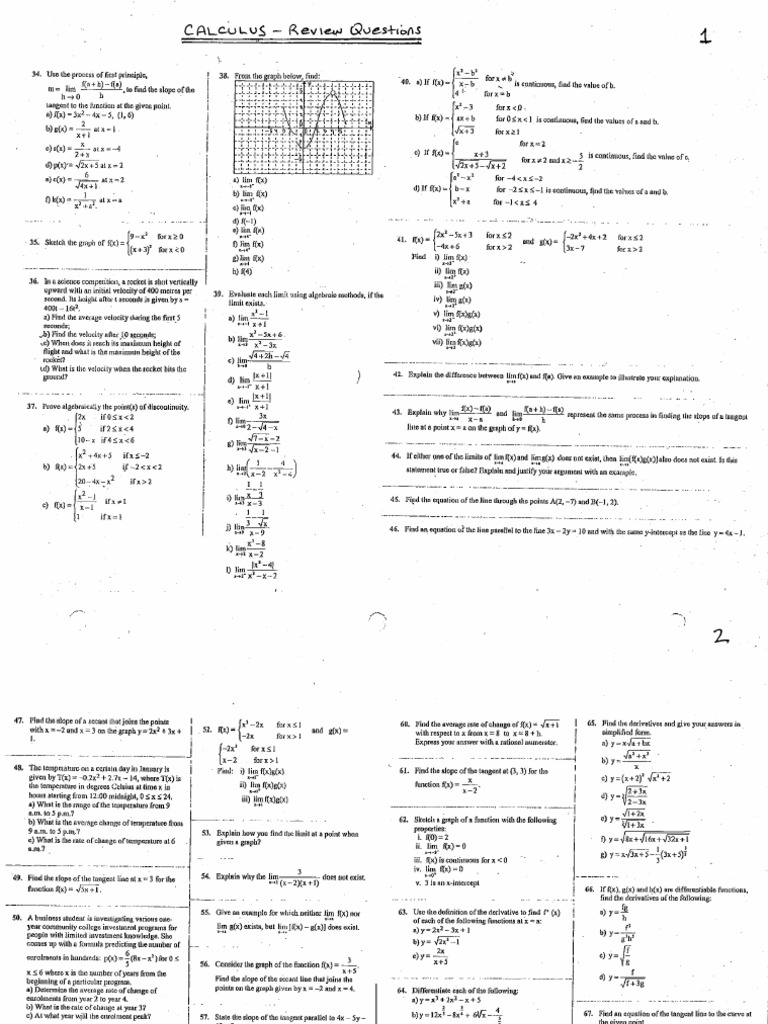 MCV Exam Review Questions Package | PDF