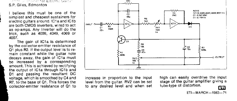 Sustainer For Electric Guitar | PDF