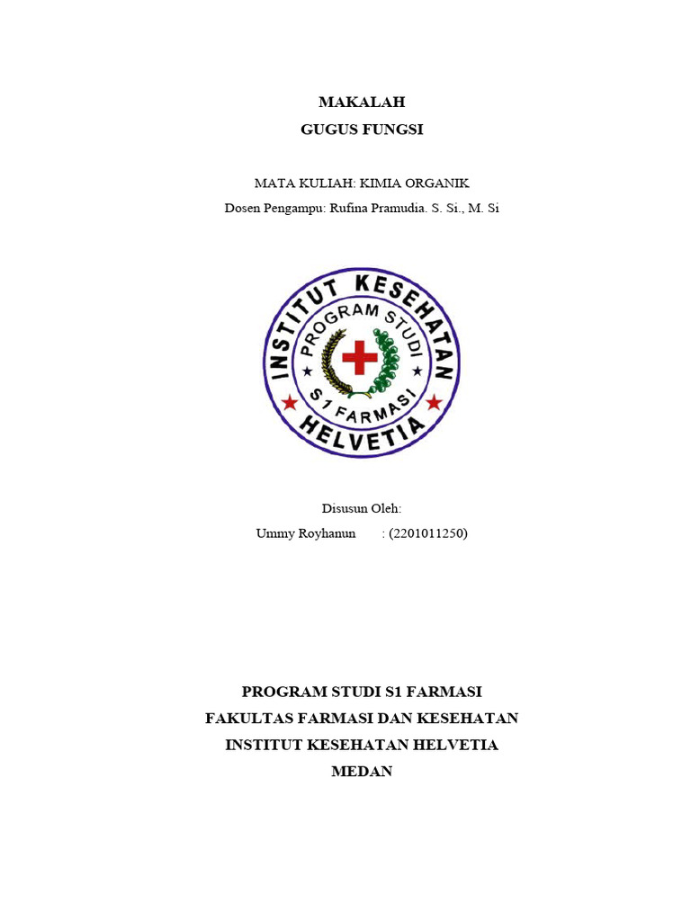 Gugus Fungsi dalam Kimia Organik | PDF