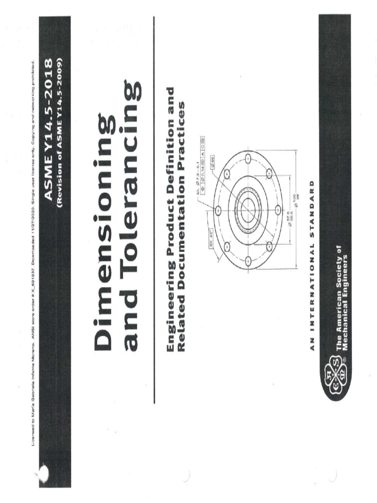 ASME Y 14.5 GD&T | PDF