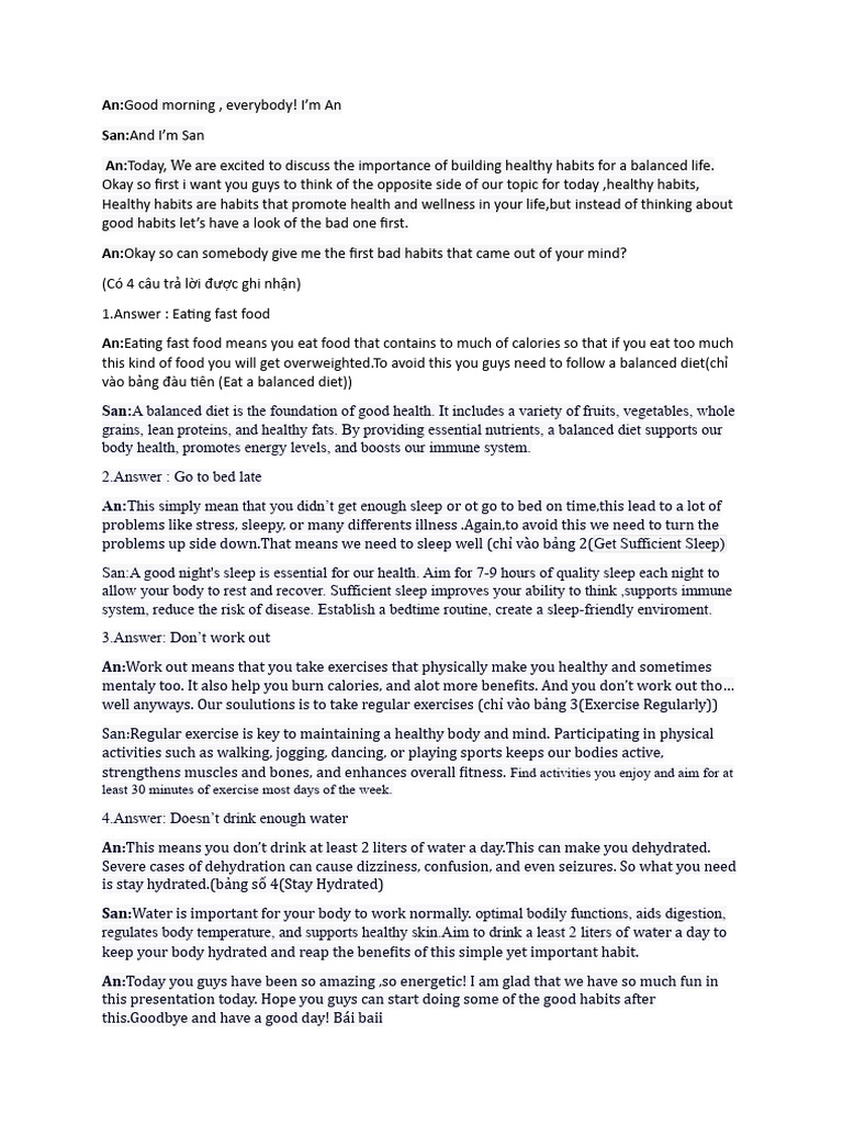 English Project U1 | PDF | Healthy Diet | Diet (Nutrition)