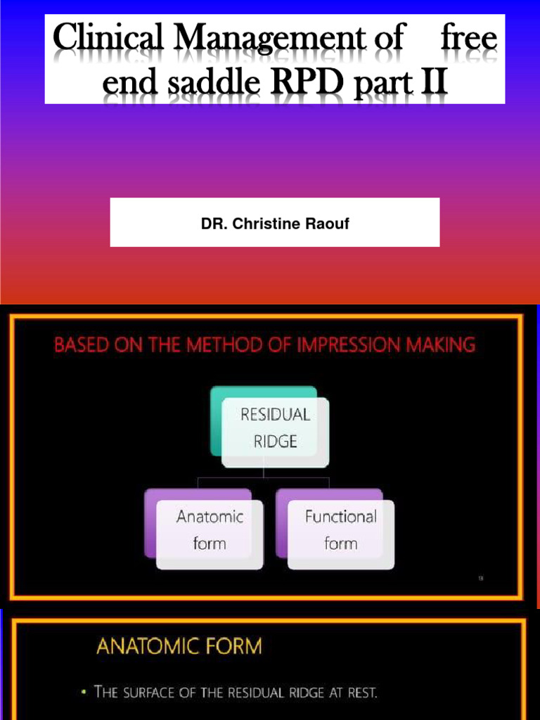 Mandibular RPD Design for Stability | PDF | Dentistry Branches