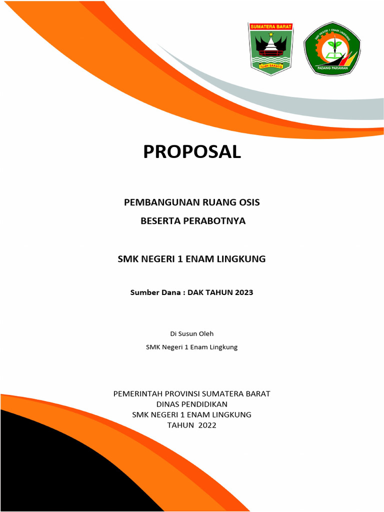 Proposal Ruang Osis | PDF