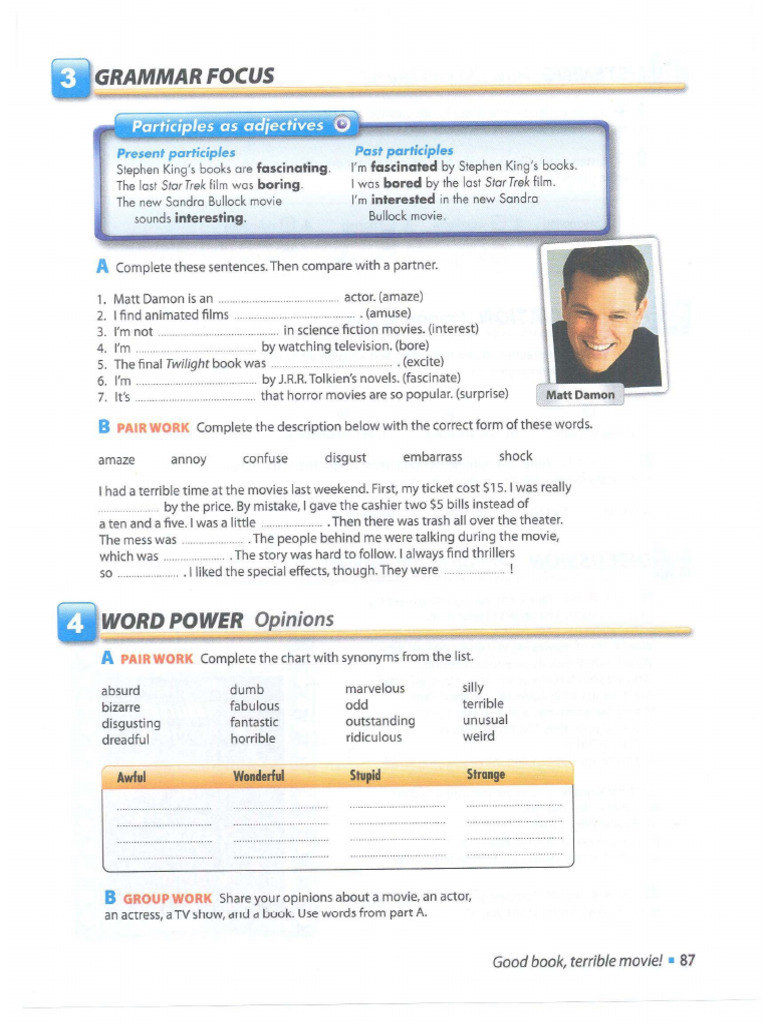 2-Adjectives For Books and Movies | PDF