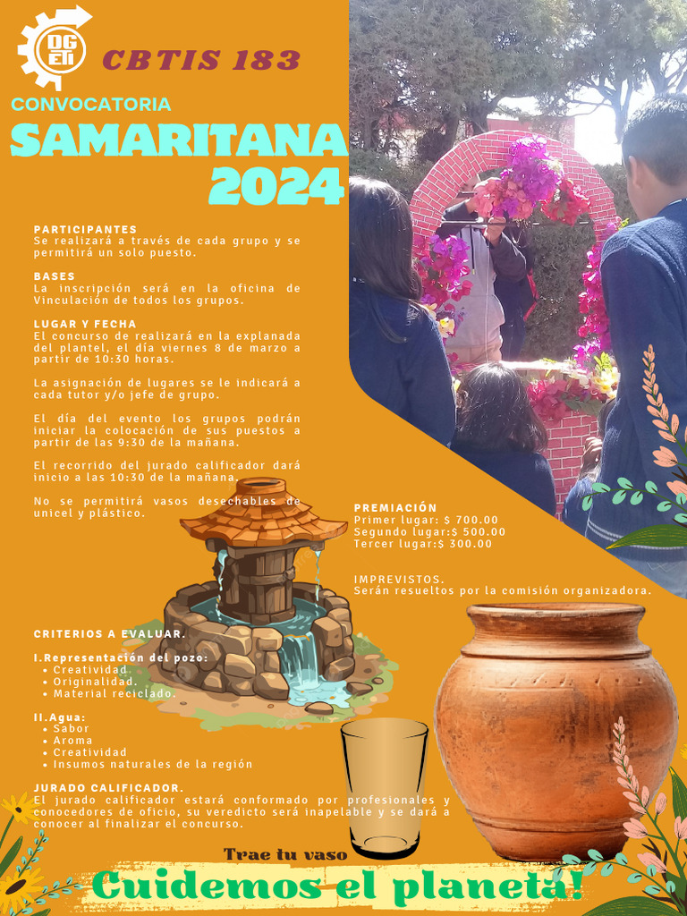 Convocatoria Samaritna CBTis 183 | PDF