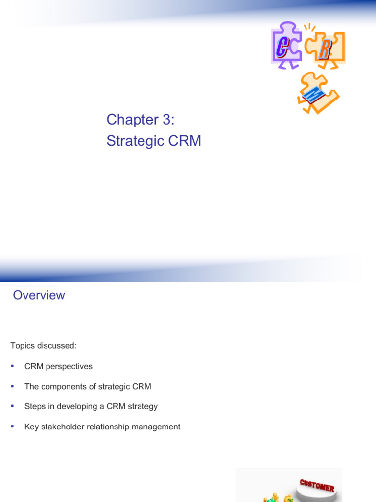 CRM Chapter 3 | PDF | Customer Relationship Management | Strategic Management