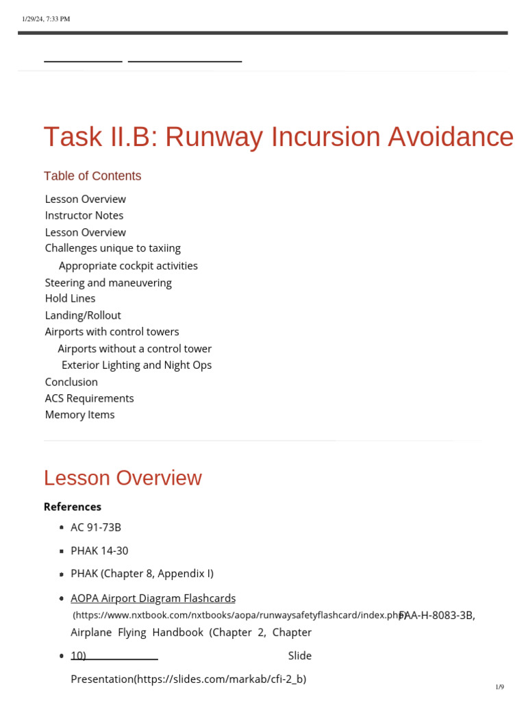 Runway Safety for Pilots | PDF | Air Traffic Control | Airport