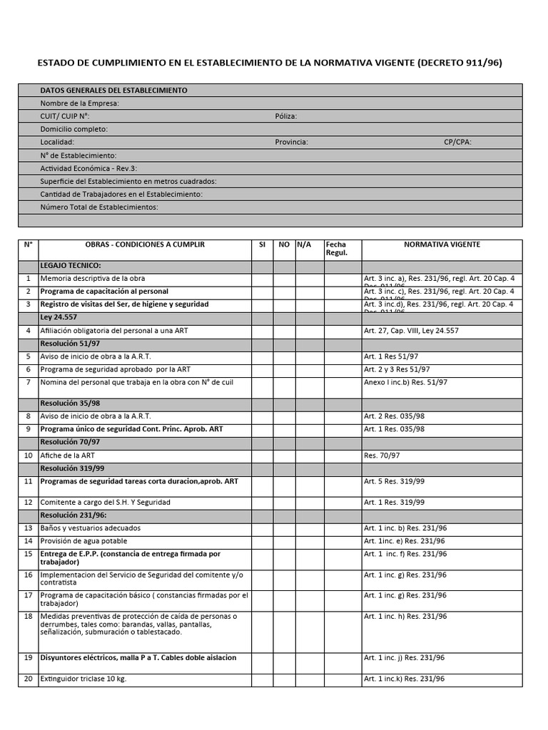 911 Check List | Descargar gratis PDF | Arsénico | Ácido