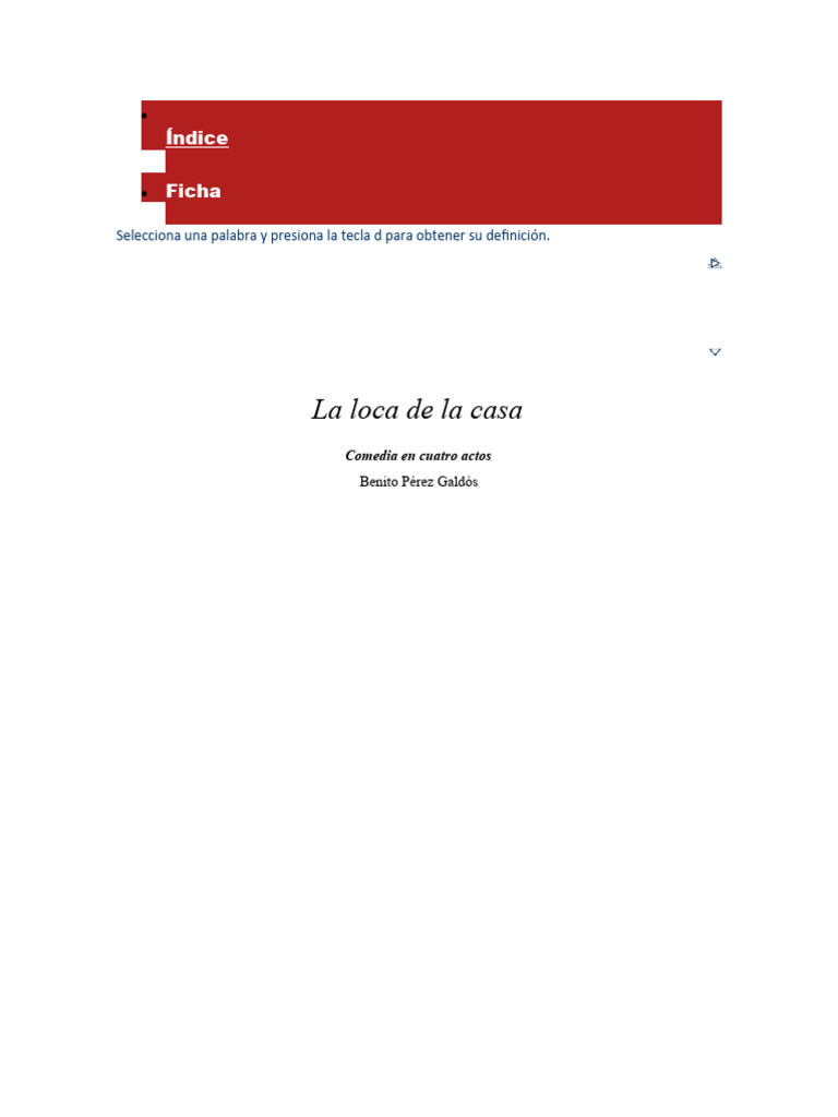 La Loca de La Casa | PDF