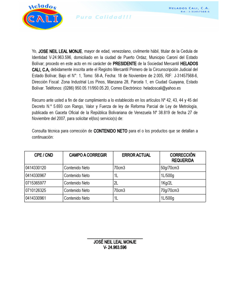 Consulta Tecnica Sencamer | PDF | Venezuela