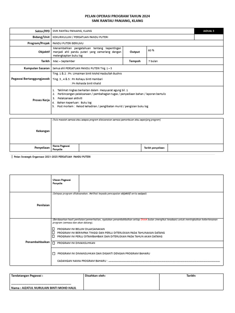PSO Jadual 3 2024 | PDF