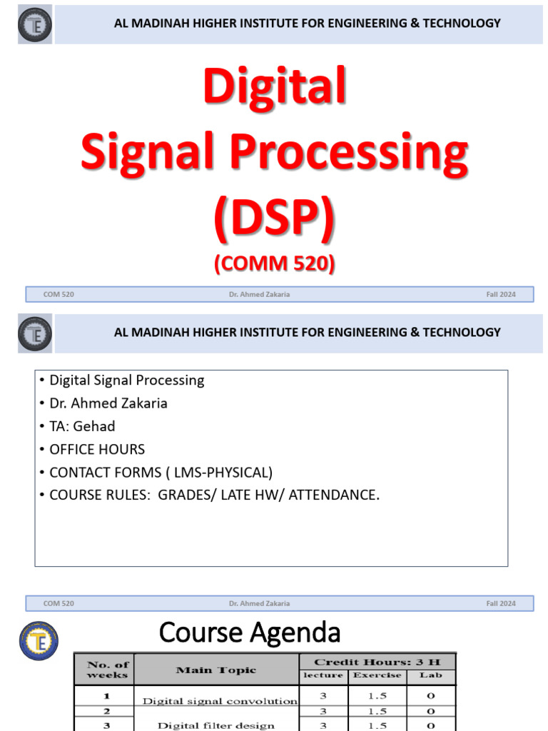 Lec 4 | PDF | Discrete Fourier Transform | Fast Fourier Transform