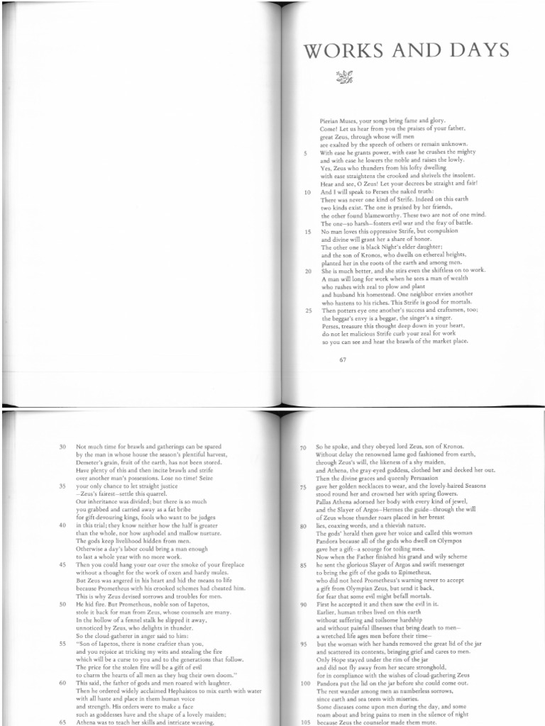 BAAG.Hesiod.Works and Days.Athanassakis | PDF
