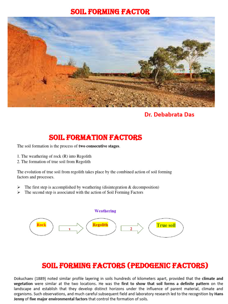 L6 - Soil Forming Factor | PDF | Soil | Nature