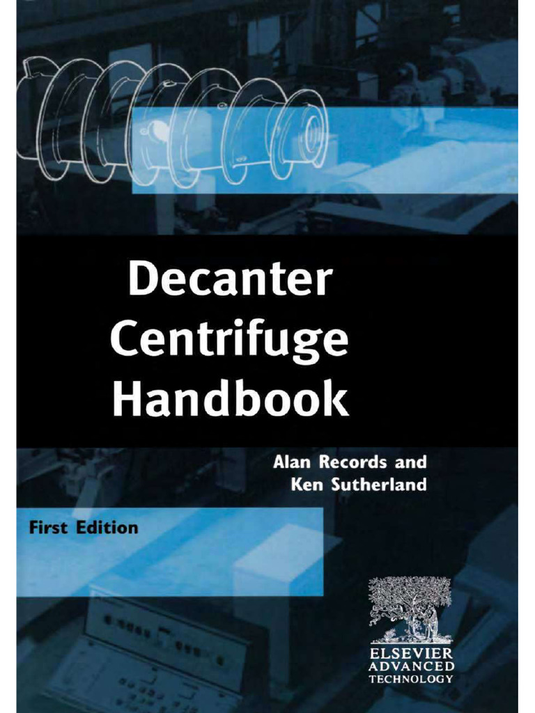 Decanter Centrifuge Handbook | PDF