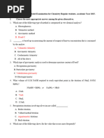 GC Questions | PDF | Gas Chromatography | Chromatography